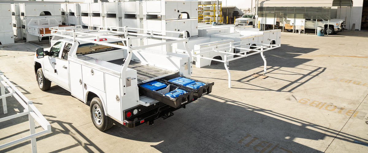 DECKED® Service Body Bed Tool Box and Bed Organizer | DECKED